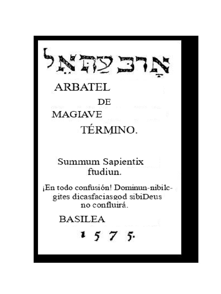 Práctica de La Magia de Arbatel | PDF