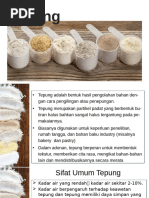 Jenis-jenis Tepung dan Karakteristiknya | PDF