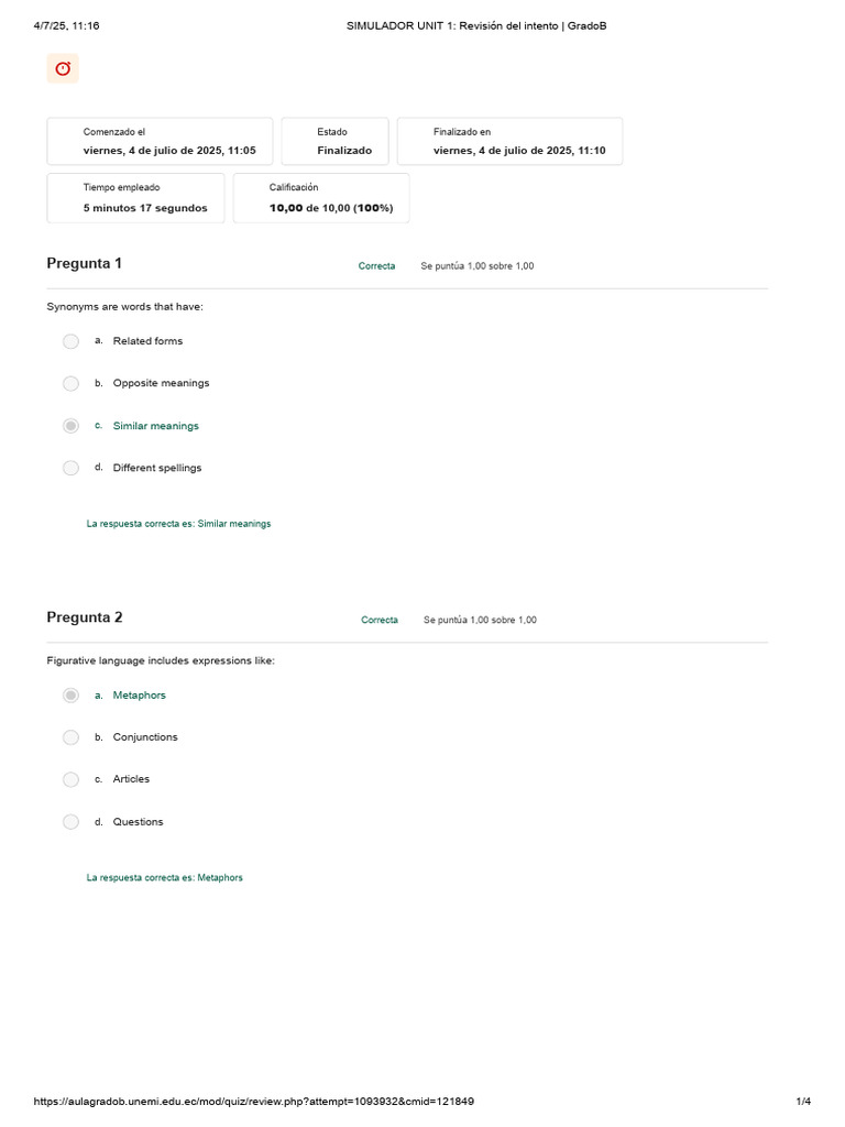 Simulador Del Examen Complexivo | PDF