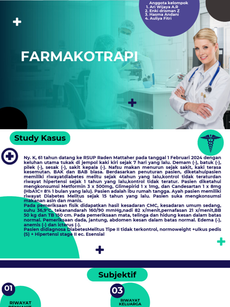 Presentasi Klinik Modern Biru Hijau | PDF