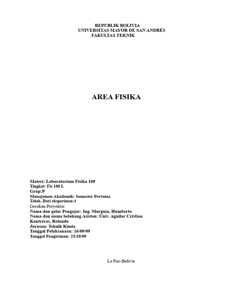 Gerakan Proyektil | PDF
