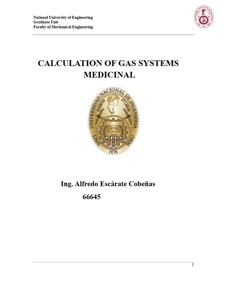 Medical Gas Systems Calculation Guide | PDF | Oxygen | Transparent ...
