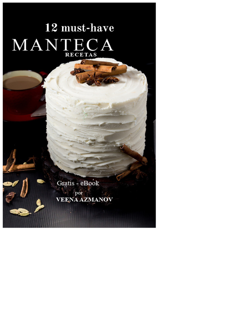 12 Recetas de Mantequilla de Crema Ebook Gratuito | PDF | Pasteles ...