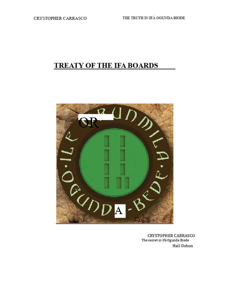 Ifá Ogun Board: Ceremonial Guide | PDF