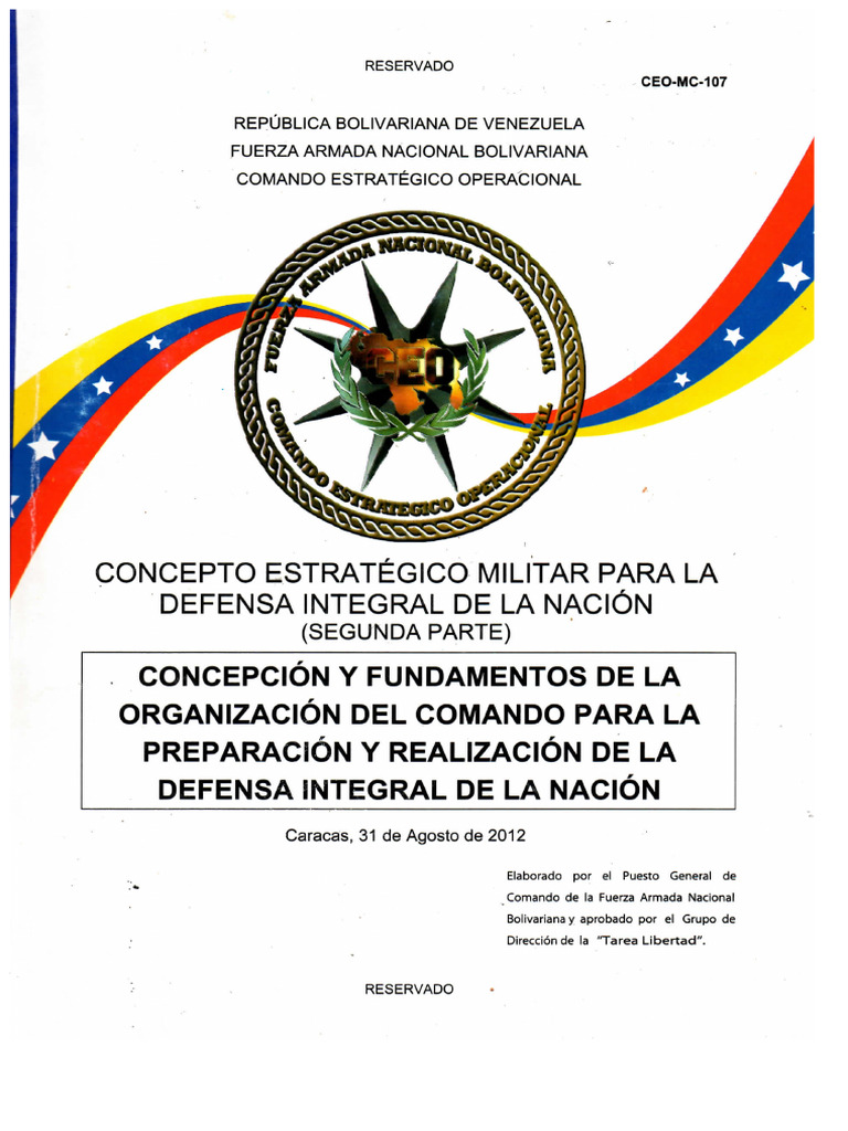 Organization of The Command For The Preparation and Implementation of ...