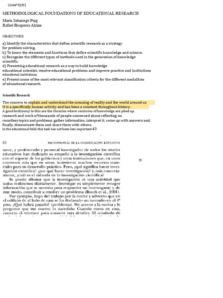 Foundations of Educational Research Methods | PDF | Methodology ...
