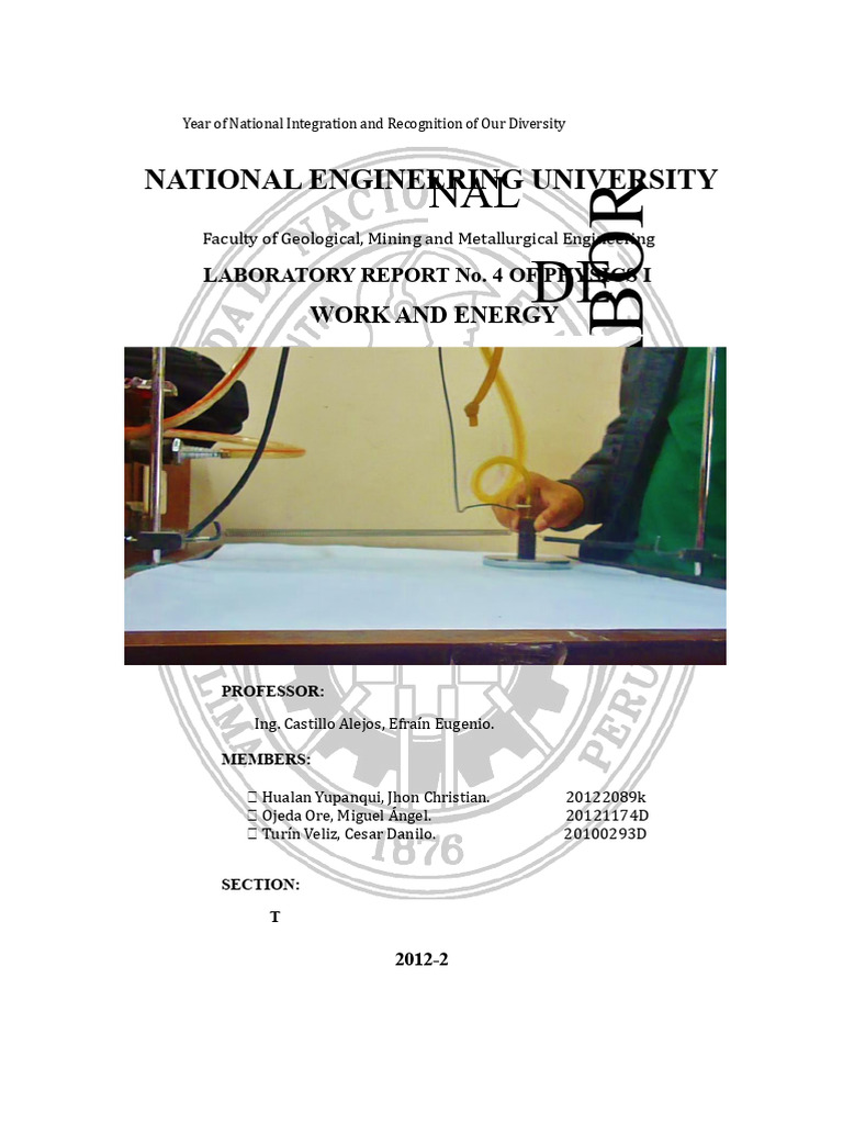 4th Physics Laboratory 1 Uni Fim | PDF | Force | Acceleration