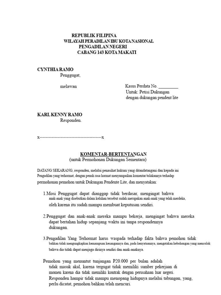 Pendente Lite | PDF