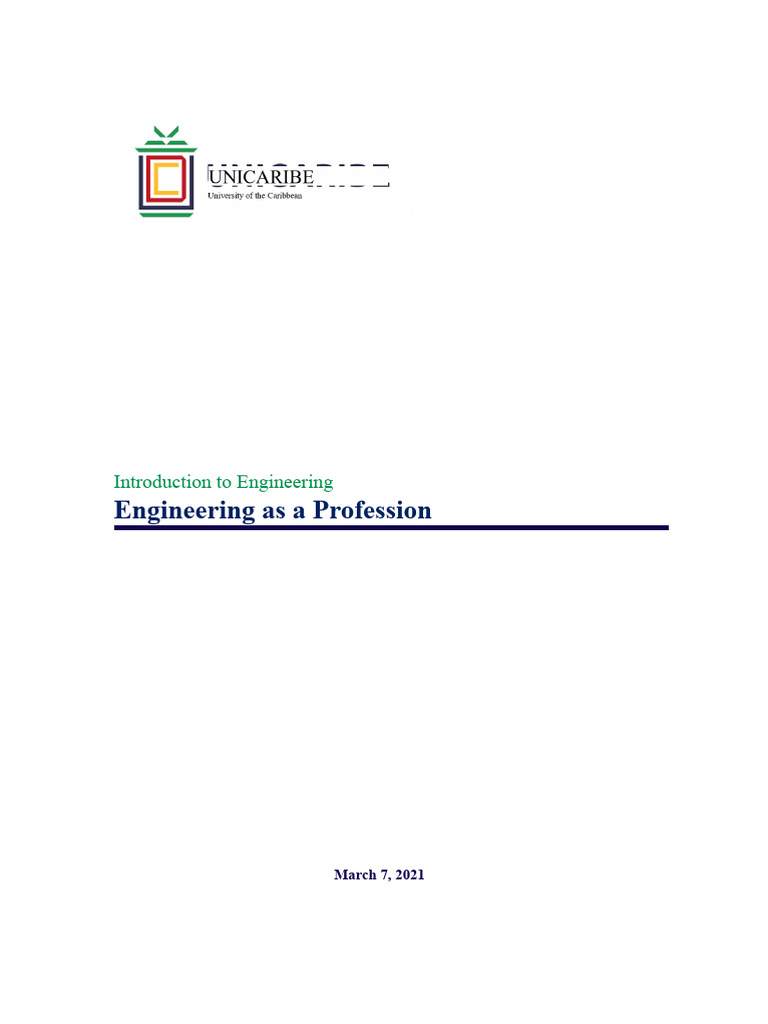Unit 1. Resource 1. Engineering As A Profession | PDF | Knowledge | Engineering