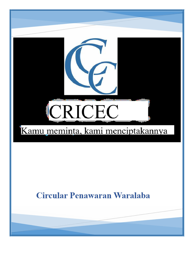 Contoh Surat Penawaran Waralaba | PDF