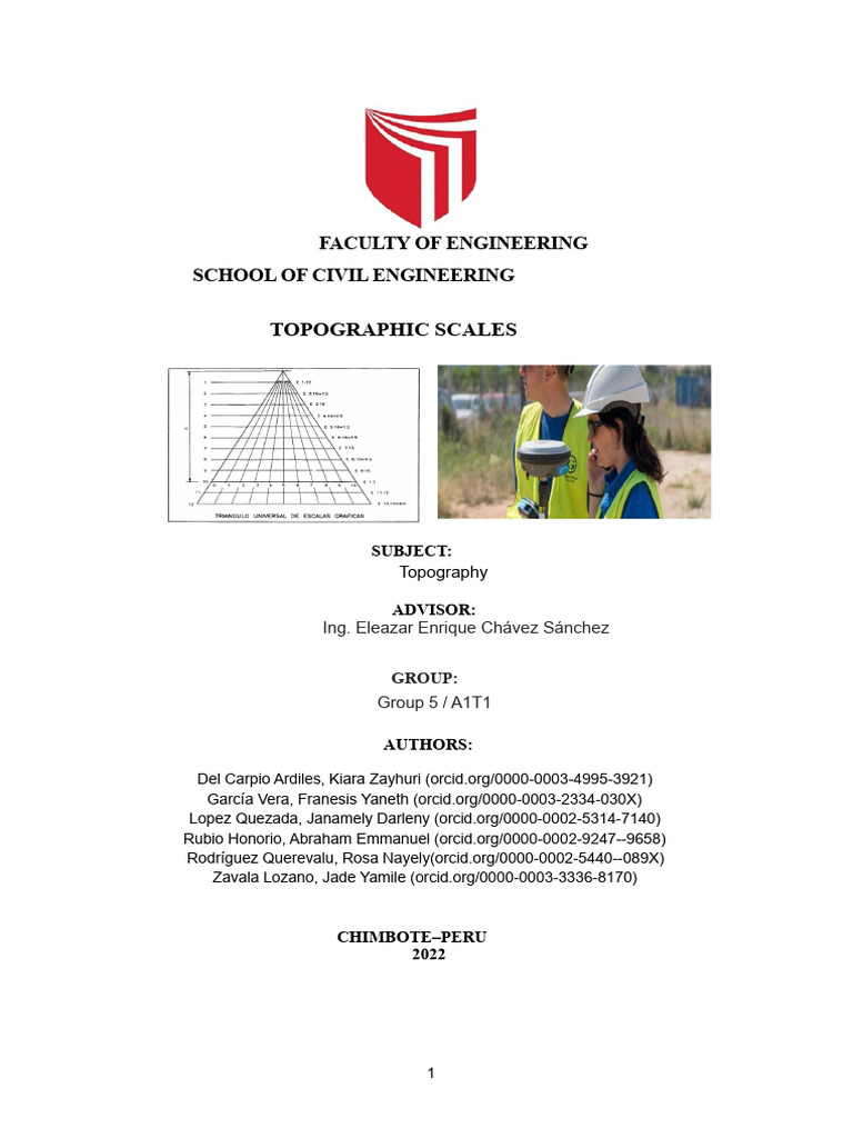 Topographic Scales - Report 2 | PDF | Map | Topography