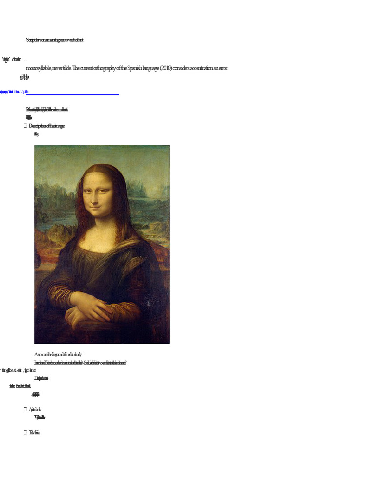 Art Analysis Sheet +mona Lisa | PDF