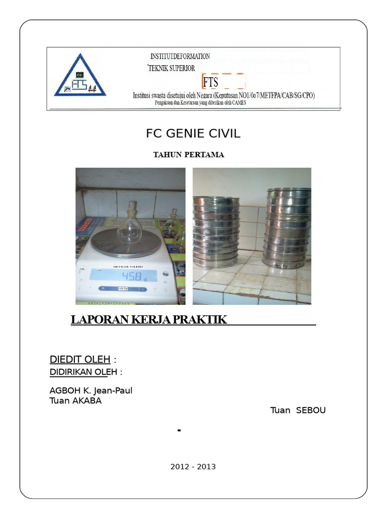 Granulometri dan Berat Spesifik Material | PDF