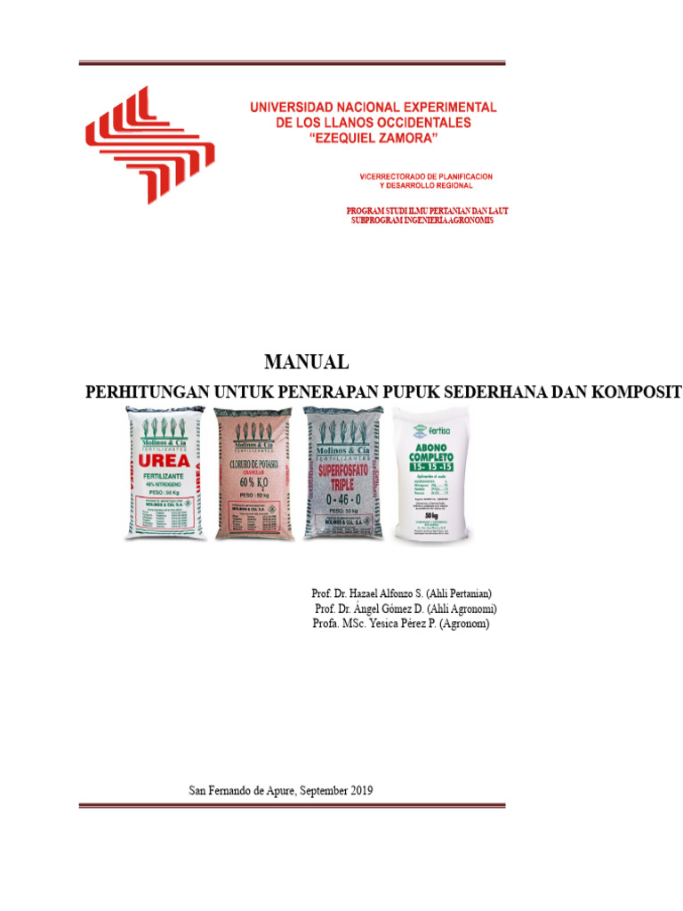 Perhitungan Untuk Penerapan Pupuk | PDF