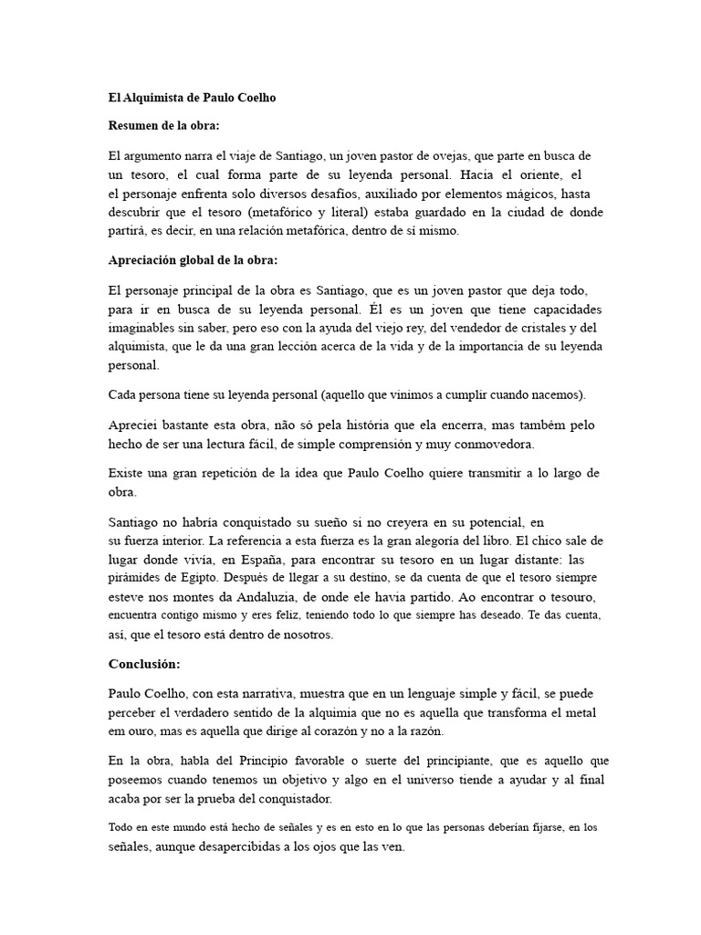 El Alquimista | PDF