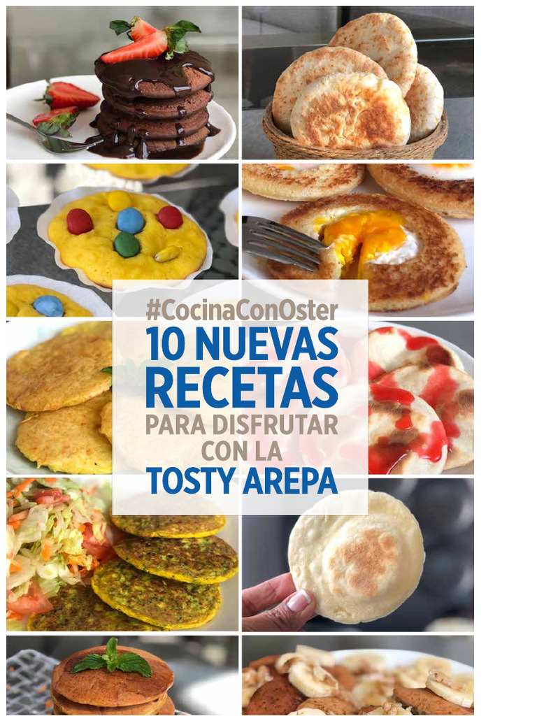Receitas Tosty Arepa Oster 2 | PDF | Queijo | Pães