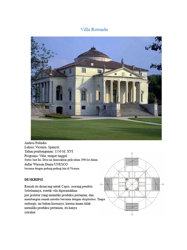 Villa Rotonda | PDF