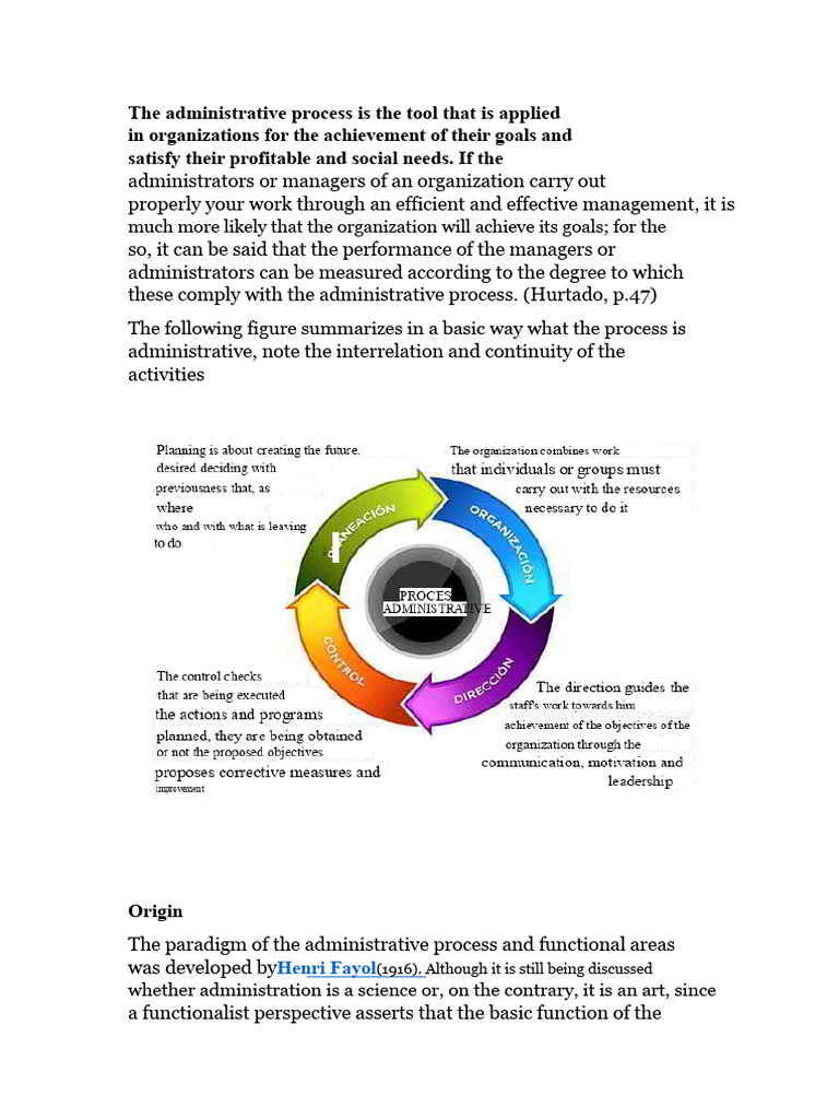 The Administrative Process Is The Tool Applied in Organizations To ...
