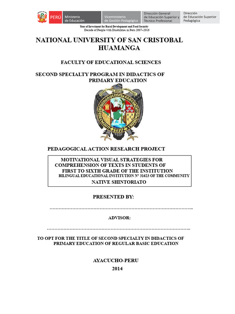 Example of The Action Research Project Ii PDF | PDF | Reading Comprehension | Pedagogy