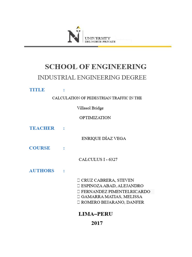 Final Project T3 - Calculus I | PDF | Function (Mathematics) | Applied ...