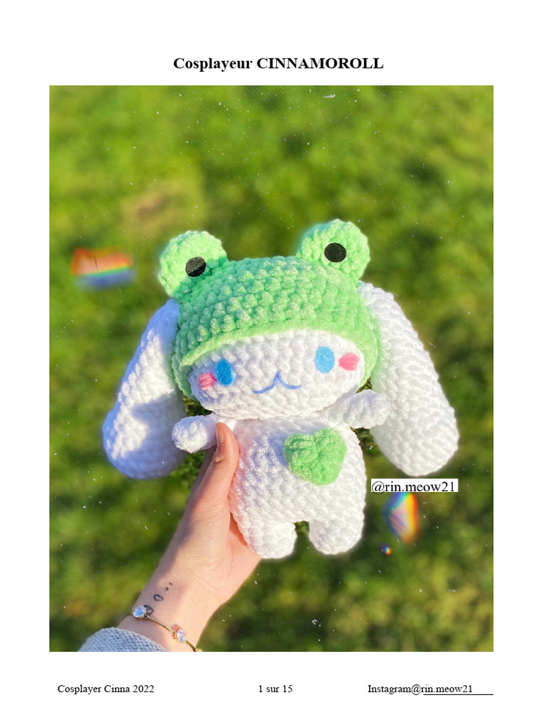 Modèle de crochet Cinna Cosplay 2022 | PDF | Crochet | Couture