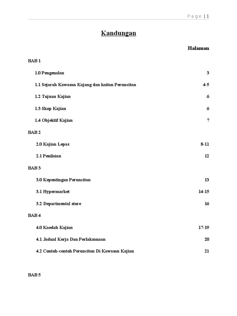 Kajian Peruncitan | PDF