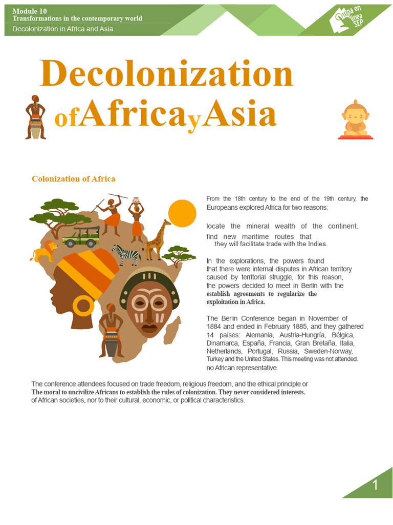 M10 - S2 - De-Colonization in Africa and Asia - PDF - VF | PDF ...