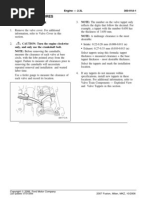 Engine Valve Clearance Specs | PDF | Engines | Mechanical Engineering
