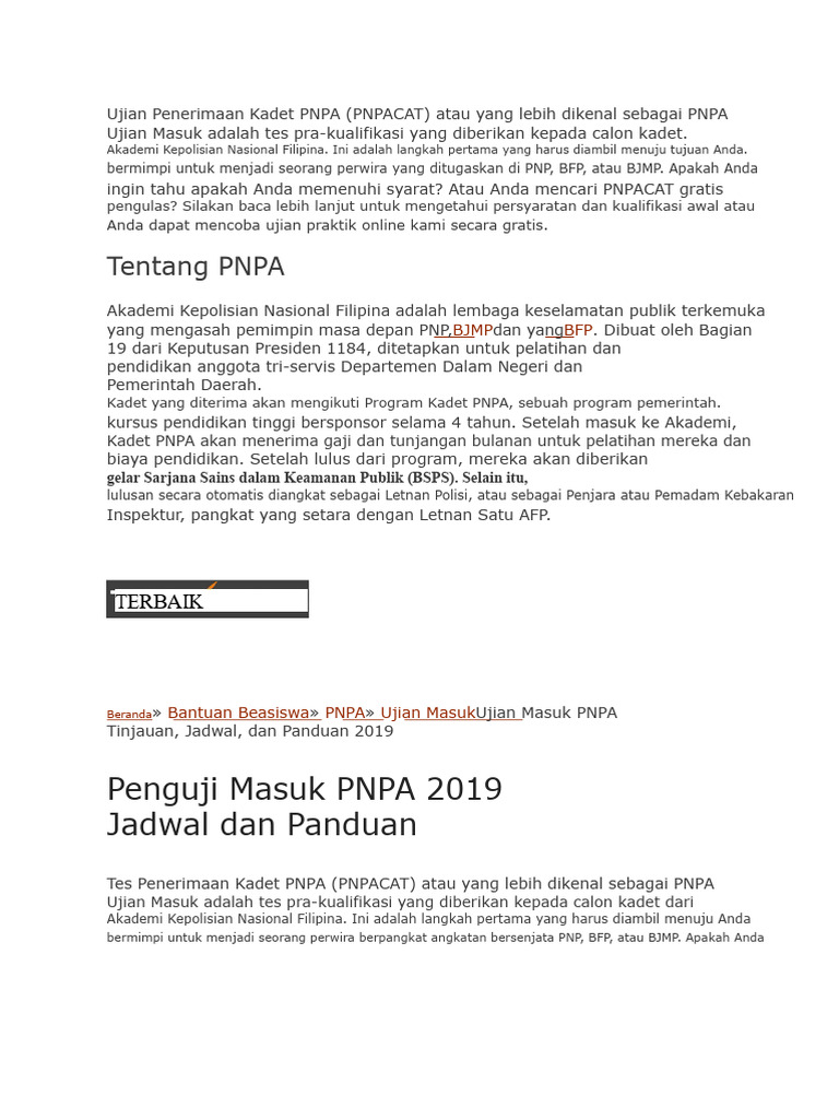 PNPA | PDF