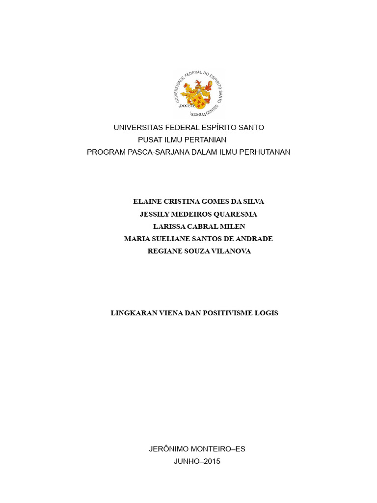 Positivisme Logis dan Lingkaran Wina | PDF