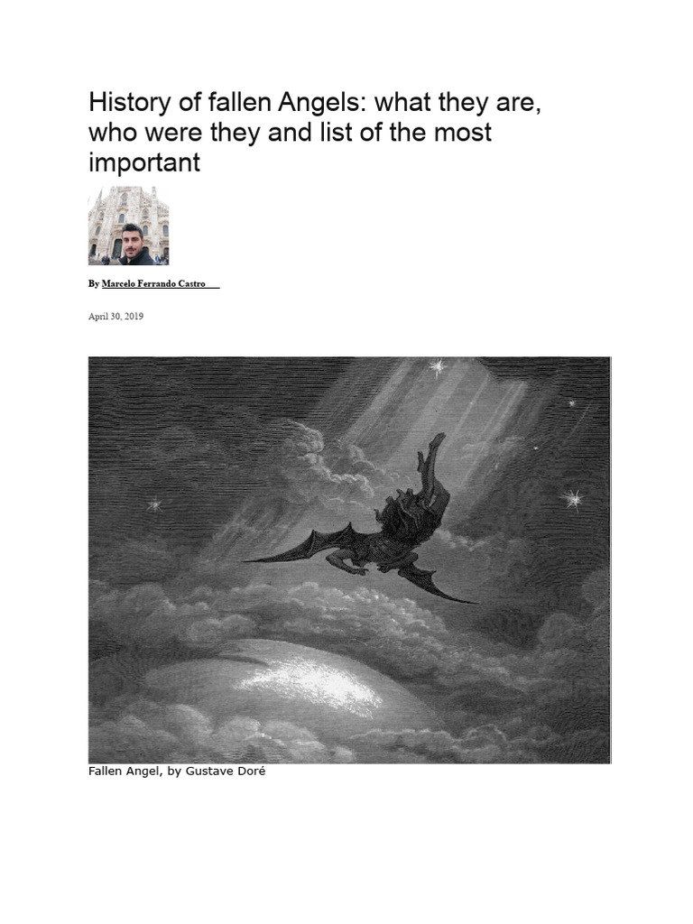 History of Fallen Angels Explained | PDF | Fallen Angels | Watcher (Angel)