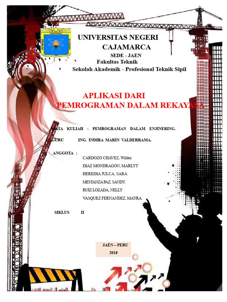 Aplikasi Pemrograman Dalam Teknik Sipil | PDF