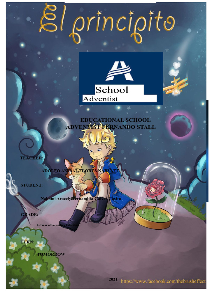 Work The Little Prince Final Project Nahomi Galvez Castro | PDF | The ...