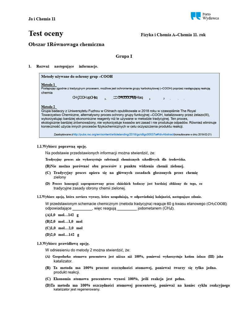 02 Eq11 Test Oceny d1 | PDF