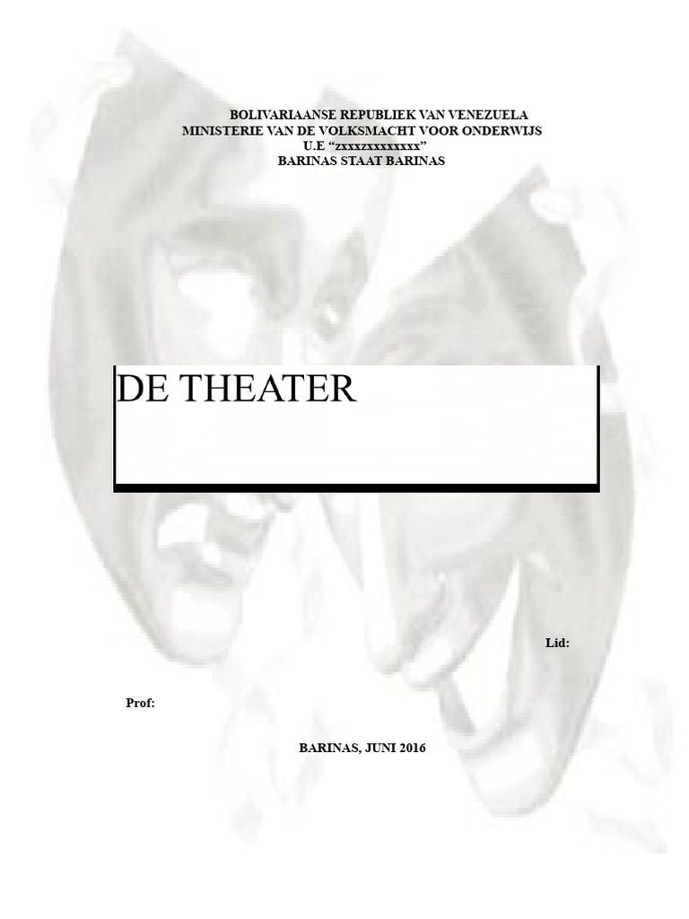 Volledig Werk Theater | PDF