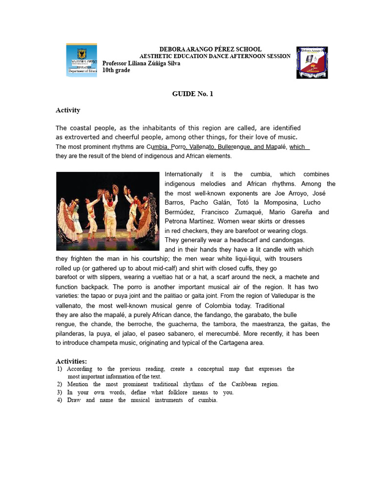 Grade 10 Dance Education Guide | PDF