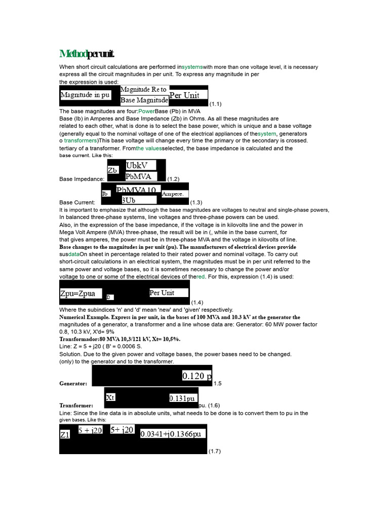 Positive Negative Zero Sequence Theory | PDF | Electrical Impedance ...