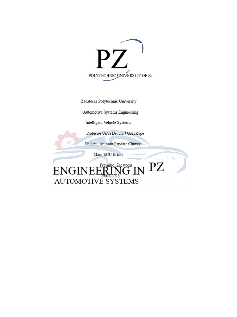 Common ECU Error Codes by Brand | PDF | Ignition System | Propulsion
