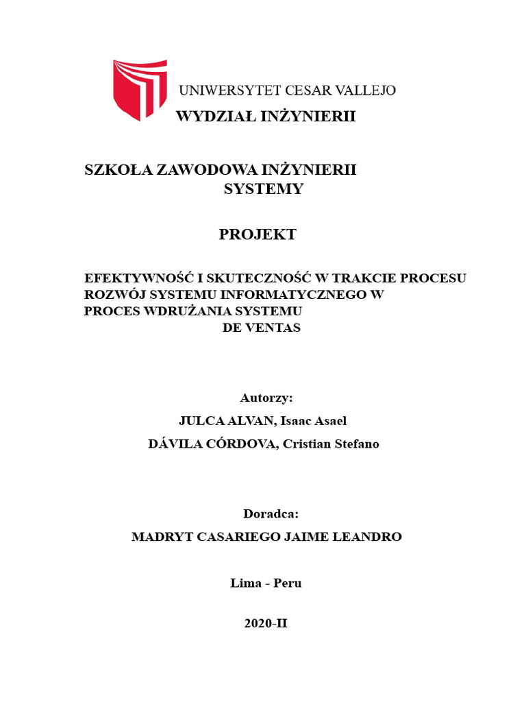 Projekt Końcowy PROGRAMOWANIE | PDF