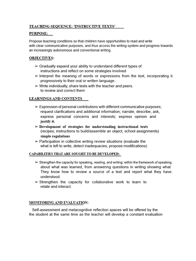 Exploring Instructional Texts in Class | PDF | Recipe | Writing