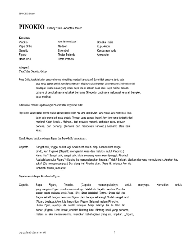 PINOKIO | PDF