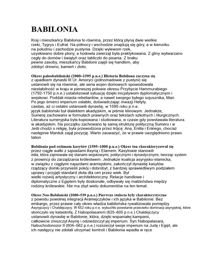BABILONIA | PDF