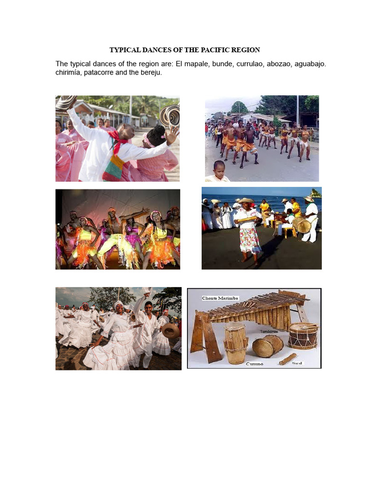 Typical Dances and Foods of The Pacific | PDF