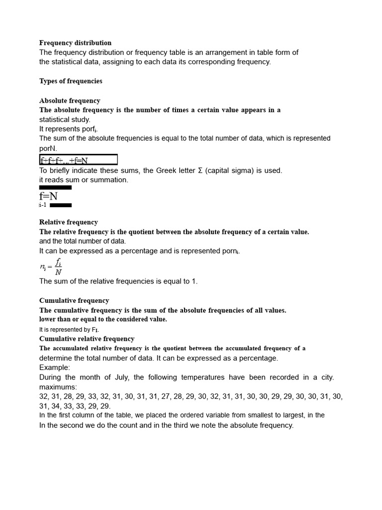 Understanding Frequency Distributions | PDF | Standard Deviation | Variance