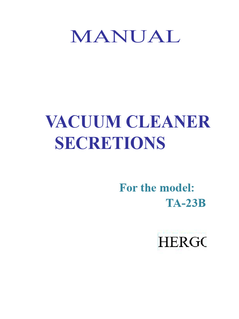 SURGICAL SUCTION DEVICE - HERGOM - TA-23B (Wizard) PDF | PDF ...
