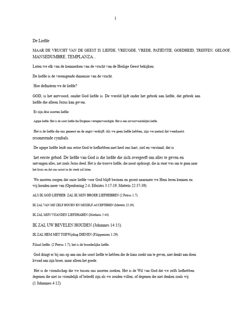 Liefde Voor de Naaste | PDF