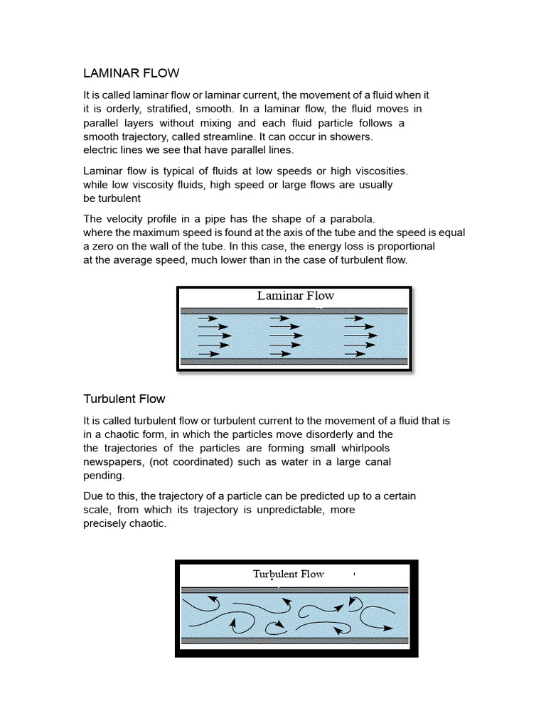 Laminar Flow | PDF | Laminar Flow | Reynolds Number