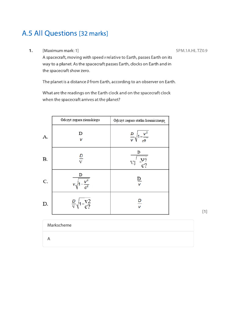 A.5 Wszystkie Pytania MS | PDF