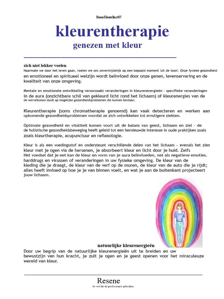 Kleurentherapie | PDF