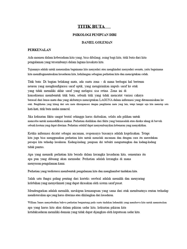 Titik Buta | PDF